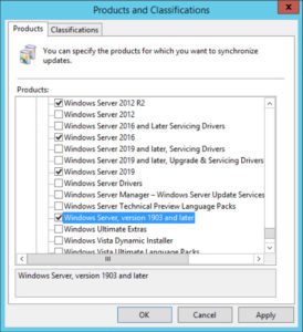 Mise à jour de Windows 10 version 1903 à partir de WSUS ou ...